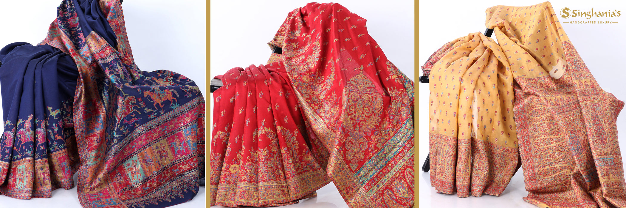 Exploring Kani Silk Sarees & Kashmiri Embroidery - Singhanias – Singhania's