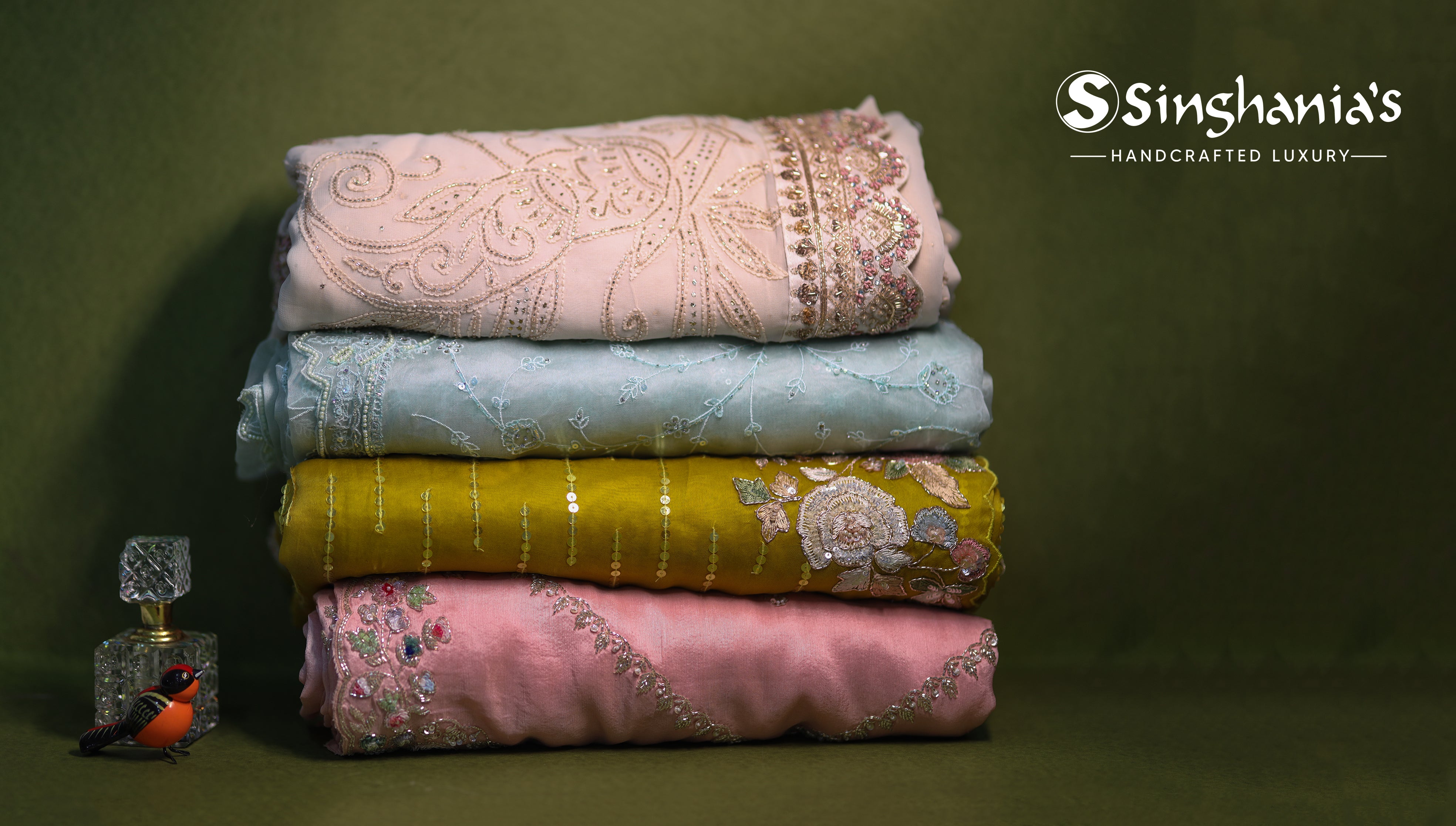 Handwork Saree Designs Unveiled: Mastering Elegance | Singhania's