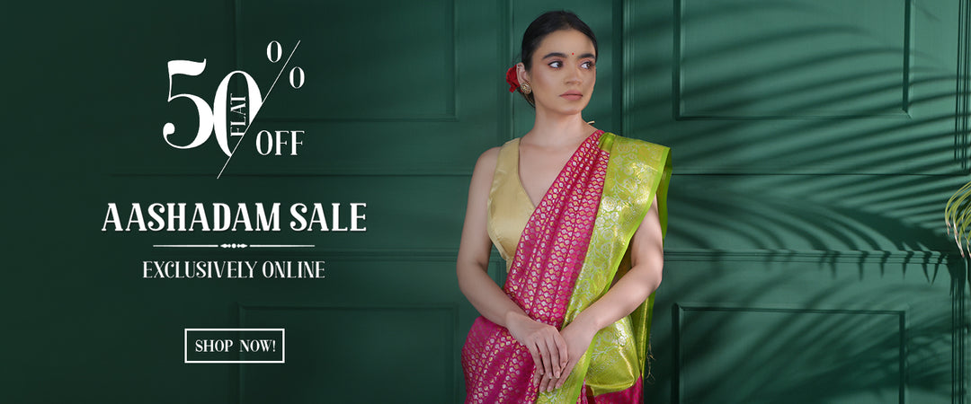 Shop the trendiest designer sarees online in India | Singhania's