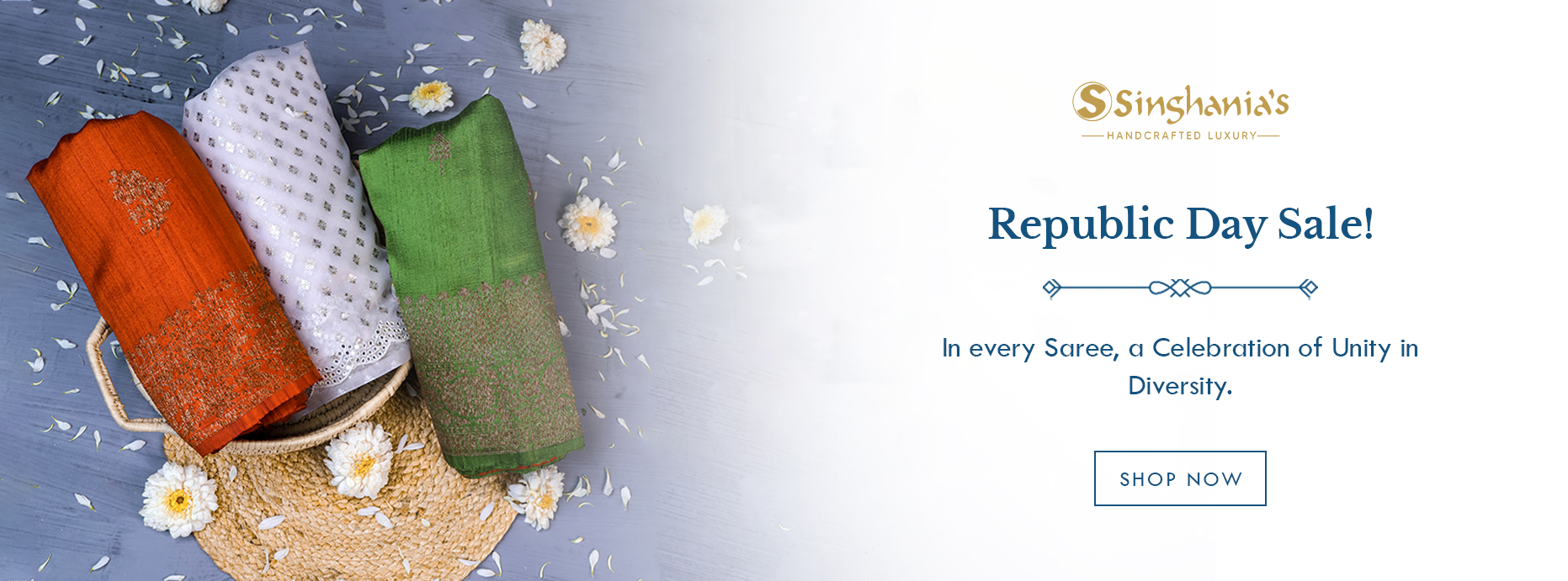 Shop the trendiest designer sarees online in India | Singhania's