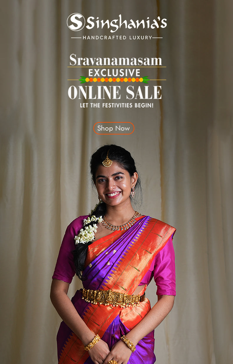 Shop Luxurious Designer Sarees Online In India | Singhania's