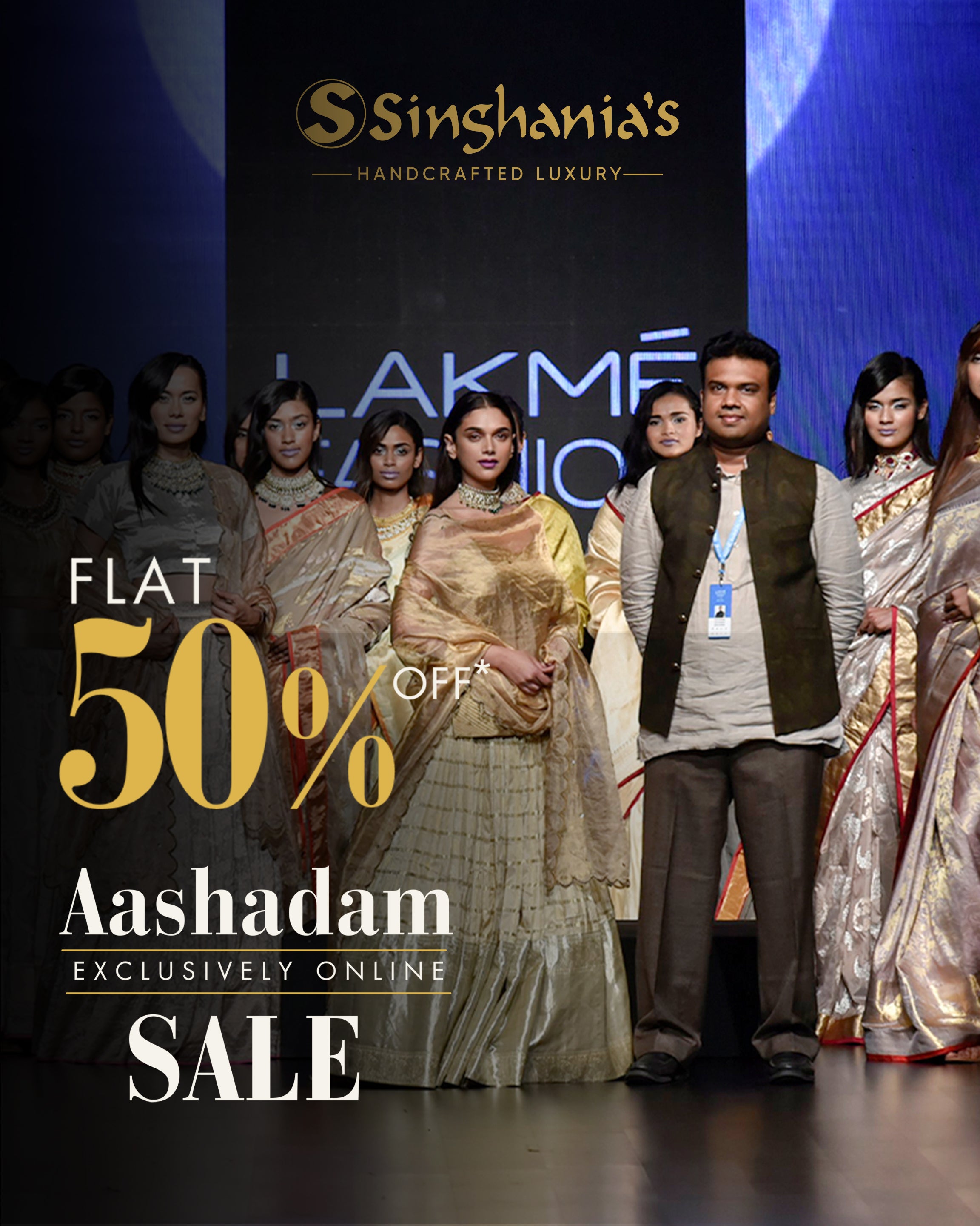 Shop Luxurious Designer Sarees Online In India | Singhania's