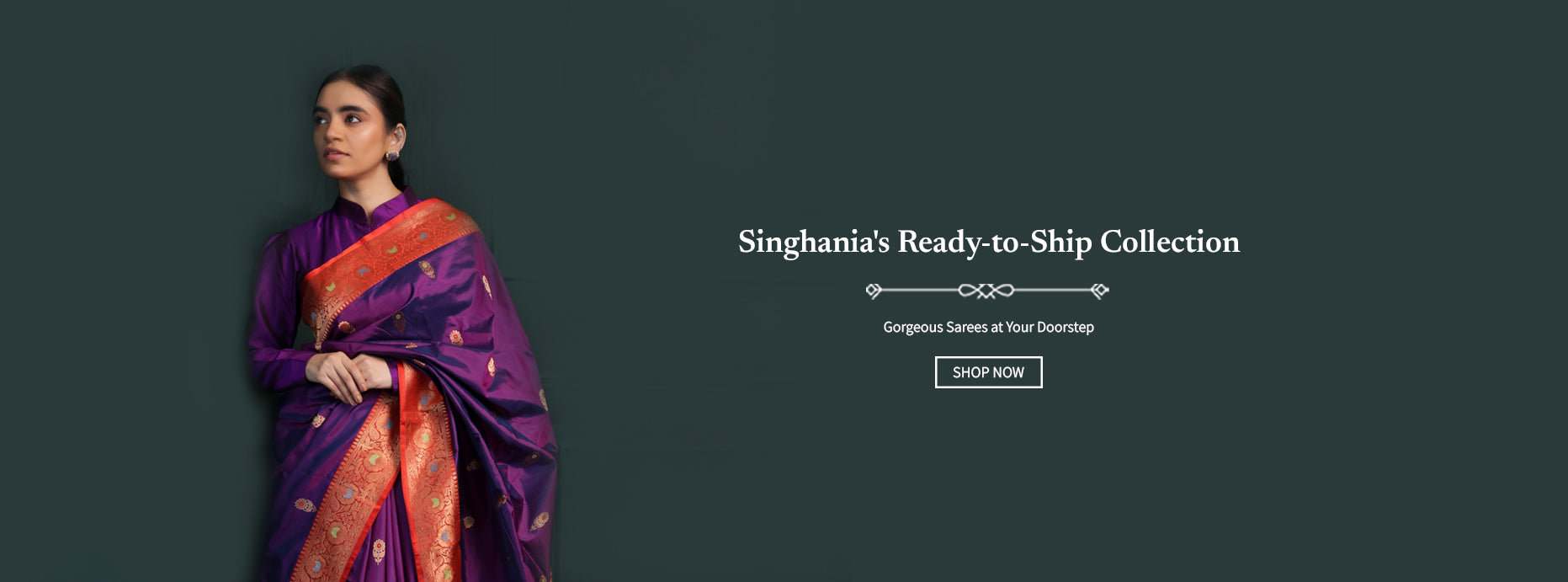 Shop Luxurious Designer Sarees Online In India | Singhania's