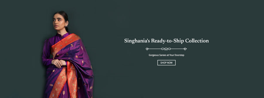 Shop Luxurious Designer Sarees Online In India | Singhania's