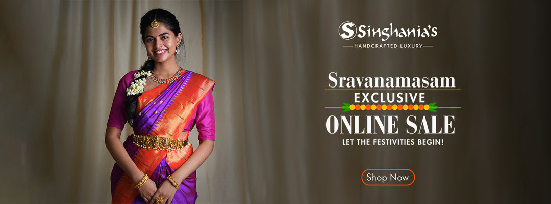Shop Luxurious Designer Sarees Online In India | Singhania's