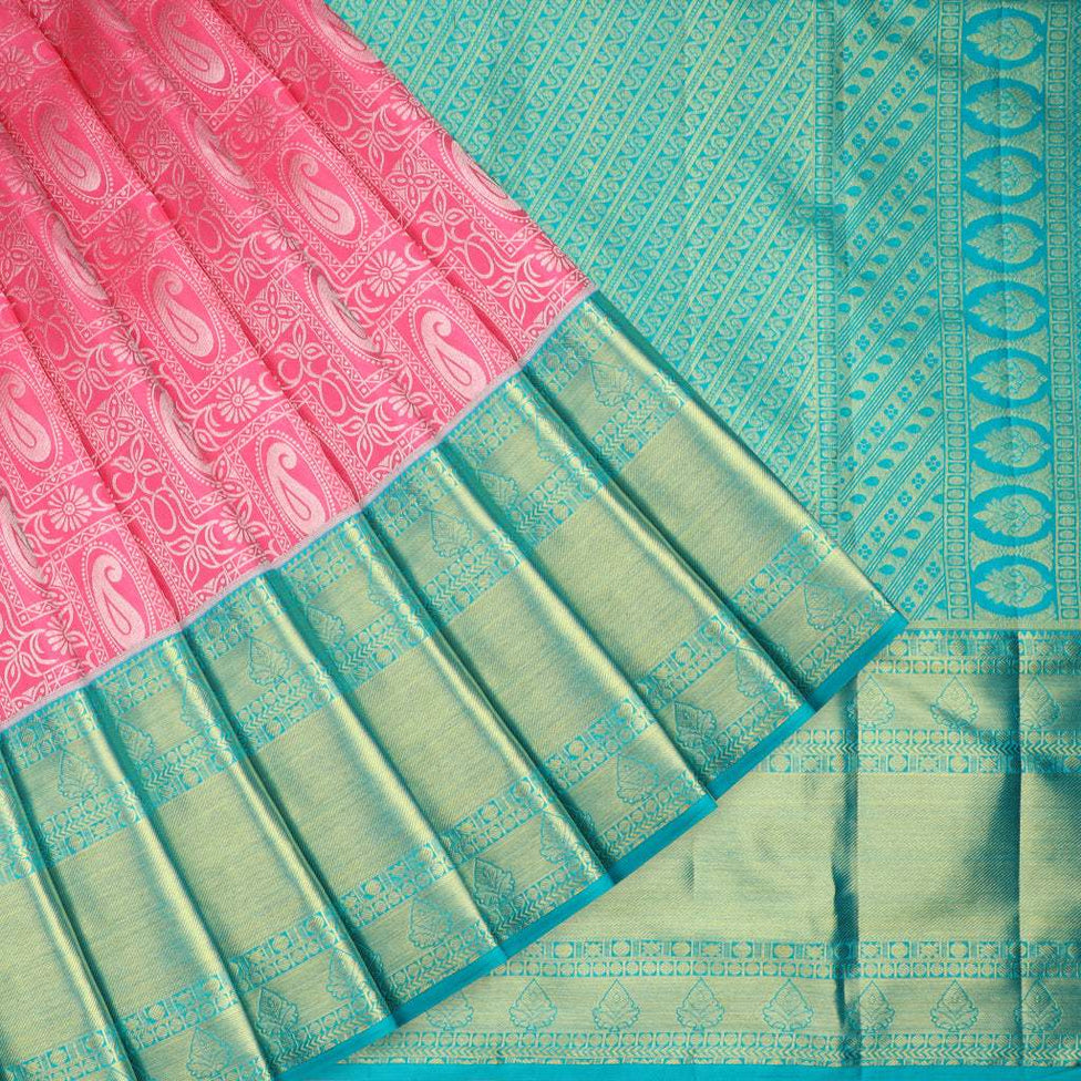 Buy Pure Silver Zari Kanchipuram Sarees Online | Singhania's