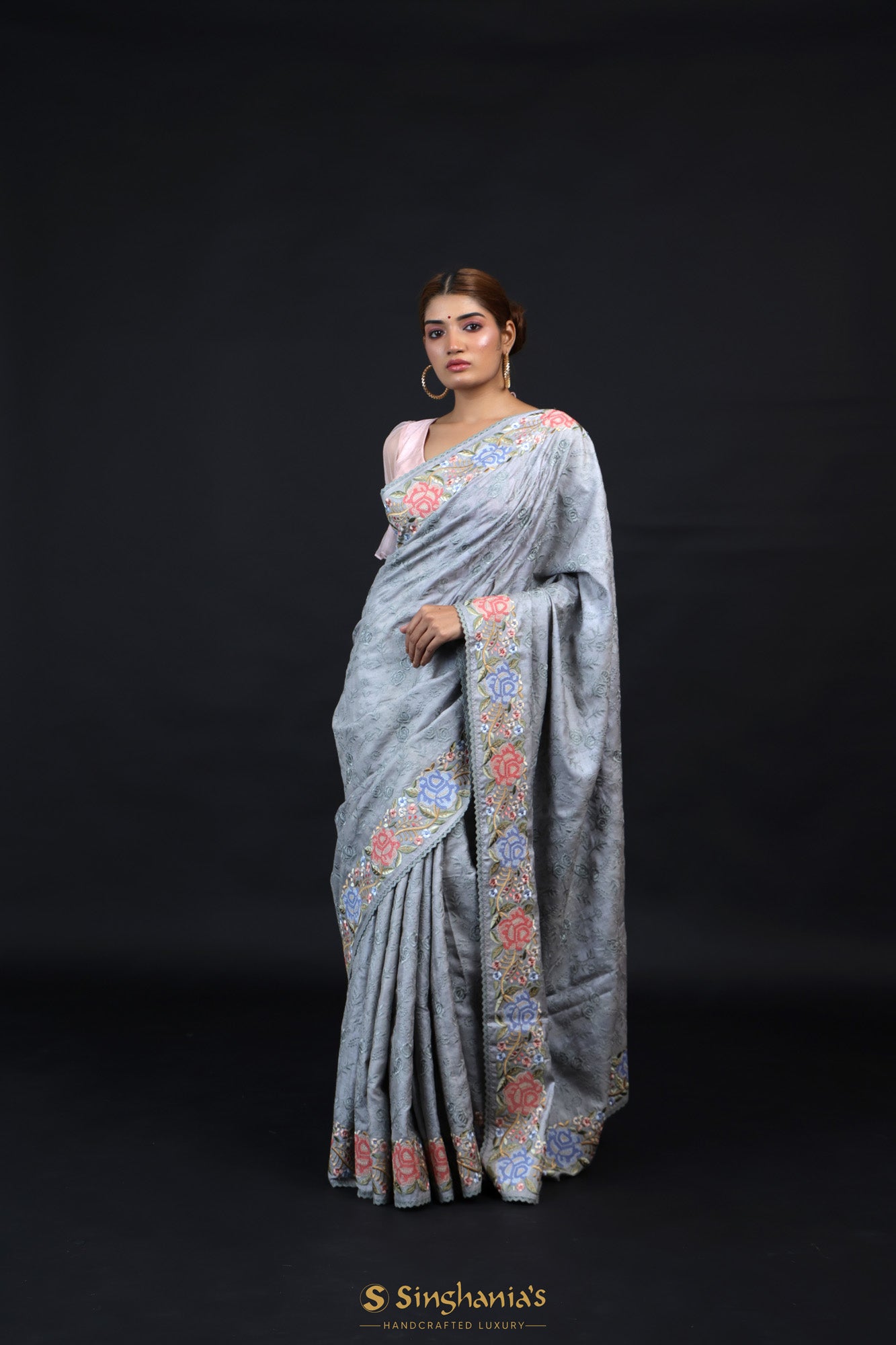 Pure Tussar Silk Sarees Online | Printed Tussar | Singhania's