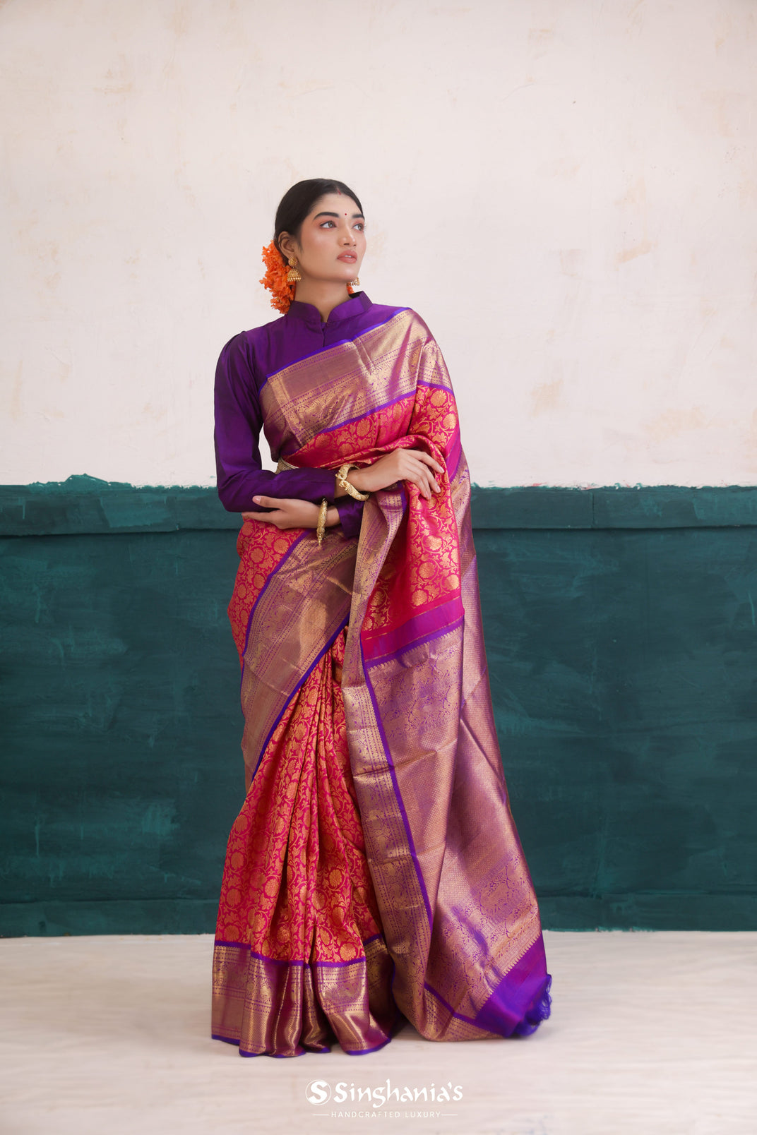 Traditional South Indian Silk Sarees | Singhania's